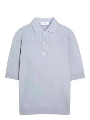 LARDINI Buttoned Polo Shirt - Blue