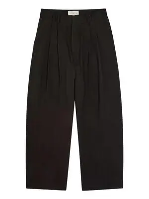 STUDIO NICHOLSON Pleated Wide Leg Trousers