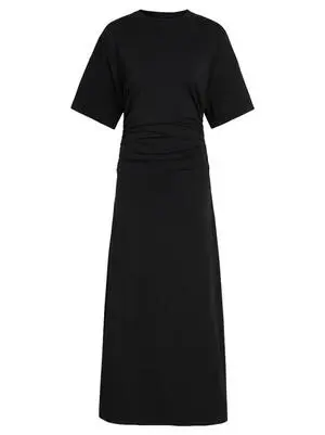 AKYN Charli Ruched Dress - Black