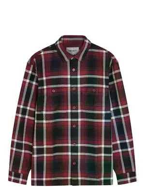 Carhartt Work In Progress Buttoned Checked Shirt - Red