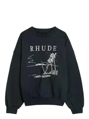 Rhude Graphic-print Sweater - Black