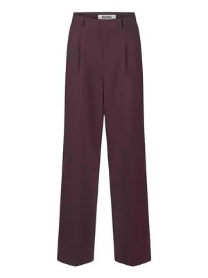 ROSSI Pleated Trousers - Purple
