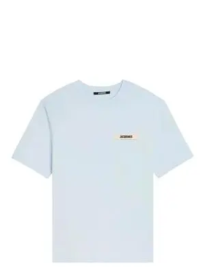 Jacquemus Logo-patch T-shirt - Blue