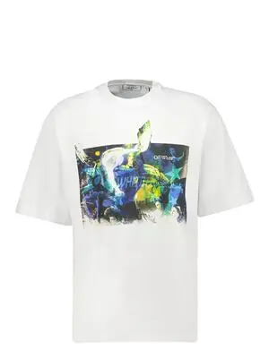 Off-White Caravaggio Skate Printed T-shirt - White