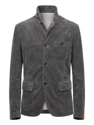 HANNES ROETHER Corduroy Blazer - Grey