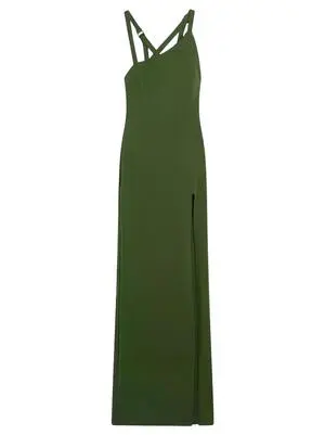 Attico Side-slit Long Dress - Green