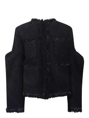 Sacai Tweed Jacket - Black