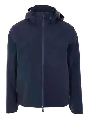 Herno Detachable-Hood Jacket Blue