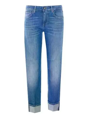 DONDUP Logo-patch Skinny Jeans - Blue