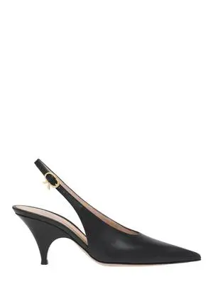 GIANVITO ROSSI Pointed Slingback Pumps - Black
