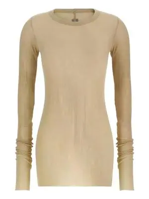 Rick Owens Ribbed Long-sleeve T-shirt - Neutrals