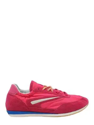 D.a.t.e. Round Toe Suede Sneakers - Pink