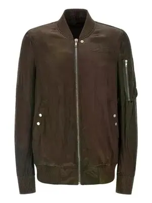 RICK OWENS Flight Zip-Up Bomber Jacket