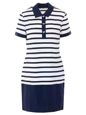 Liu Jo Striped Mini Dress - Blue