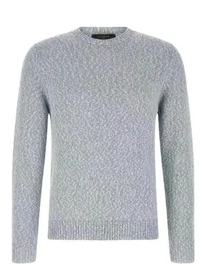 ZANONE Two-tone Knitted Sweater - Blue
