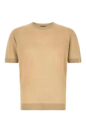 ZANONE Crew-neck Short-sleeve T-shirt - Neutrals