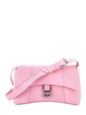 Balenciaga Downtown Soft Hourglass Small Shoulder Bag - Pink