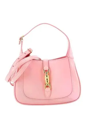 Gucci Jackie 1961 Leather Mini Hobo Bag - Pink