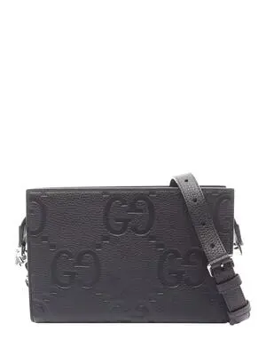 Gucci Mini Jumbo Gg Wearable Wallet Crossbody Bag - Black