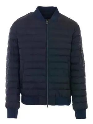 Herno Zip-up Bomber Jacket - Blue