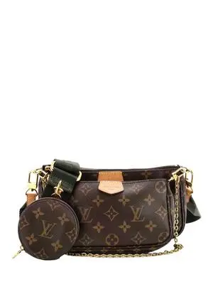 LOUIS VUITTON Multi Pochette Accessoires Monogram Canvas Crossbody Bag - Brown