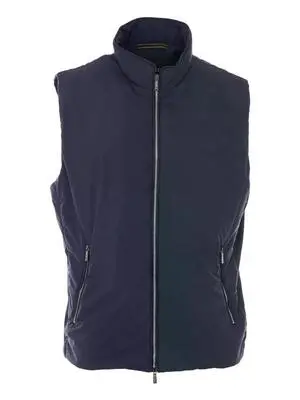 MOORER Sleeveless Vest - Blue