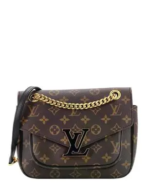 LOUIS VUITTON Passy Handbag Monogram Canvas - Brown