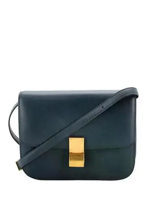Celine Classic Box Bag Smooth Leather Medium - Green