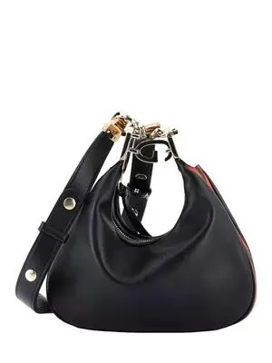 Gucci Attache Small Leather Shoulder Bag - Black