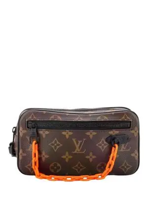 LOUIS VUITTON Solar Ray Pochette Volga Monogram Clutch - Brown