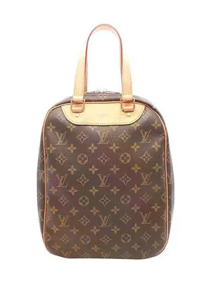 LOUIS VUITTON 2000 Monogram Excursion Handbag - Brown