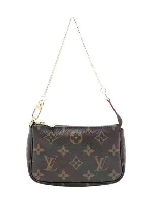LOUIS VUITTON 2020 Monogram Mini Pochette Accessoires - Brown