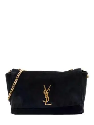 Saint Laurent Classic Monogram Reversible Shoulder Bag - Black