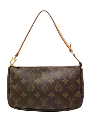 LOUIS VUITTON 2002 Monogram Pochette Accessoires - Brown