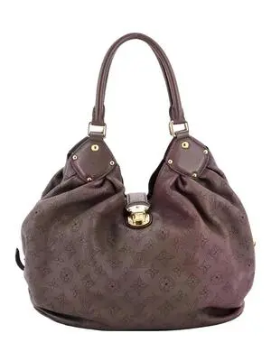 LOUIS VUITTON Mahina Leather Hobo Bag - Brown