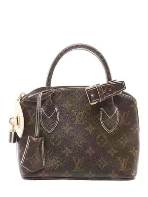 LOUIS VUITTON 2011 Monogram Lockit Bb Satchel - Brown