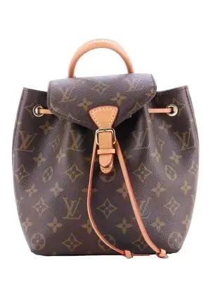 LOUIS VUITTON Montsouris Nm Monogram Canvas Bb Backpack - Brown