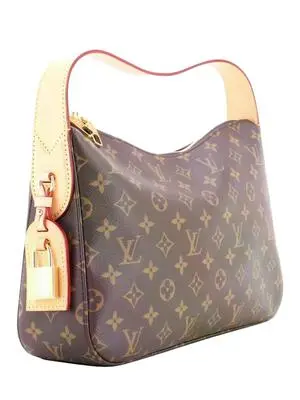 LOUIS VUITTON Slouchy Nm Handbag Monogram Canvas Pm - Brown