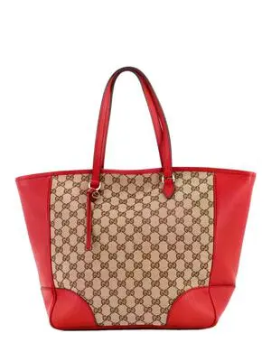 Gucci Bree Gg Canvas Medium Tote Bag - Brown