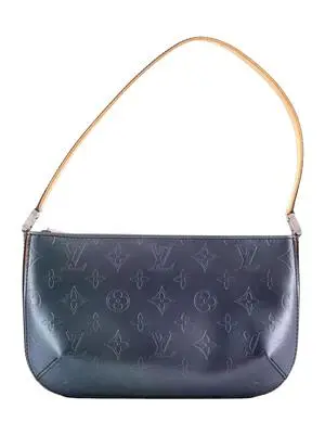 LOUIS VUITTON Mat Fowler Handbag Monogram Vernis - Blue