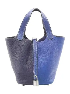 Hermès 2021 Picotin Lock Pm Handbag - Blue