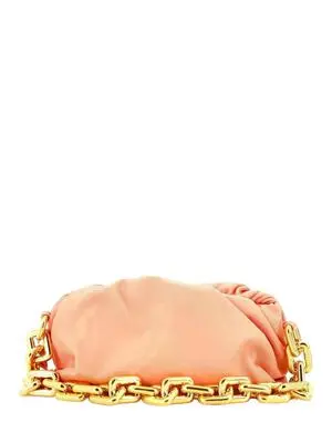 Bottega Veneta The Chain Pouch Leather Shoulder Bag - Pink