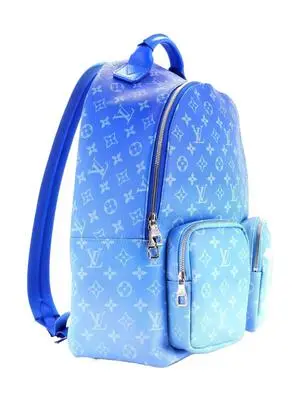 LOUIS VUITTON Multipocket Limited Edition Monogram Clouds Backpack - Blue