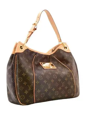 LOUIS VUITTON Galliera Handbag Monogram Canvas Pm Hobo - Brown
