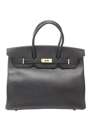 Hermès 2003 Ardennes Birkin 35 Handbag - Black