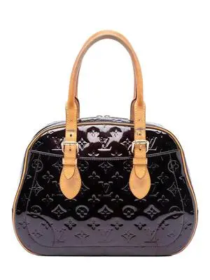 LOUIS VUITTON 2000-2010 Monogram Vernis Summit Drive Handbag - Purple