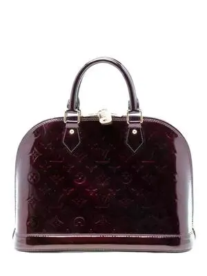 LOUIS VUITTON 2012 Monogram Vernis Alma Pm Handbag - Purple