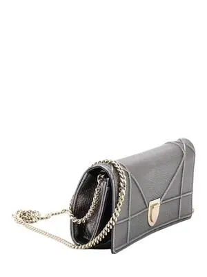 Dior Diorama Croisiere Chain Wallet - Metallic