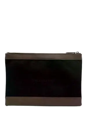 Balenciaga Canvas Clip M Clutch - Black