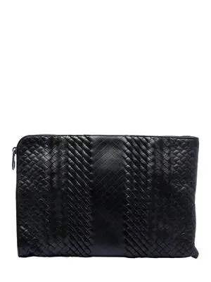 Bottega Veneta Nappa Intrecciato Document Case - Black